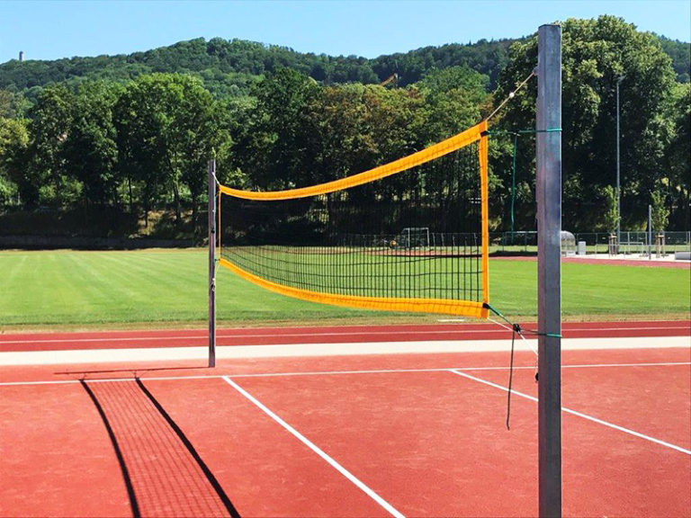 Unbreakable Steel Volleyball Poles - Loutroof & anti-vandal - W&H ...