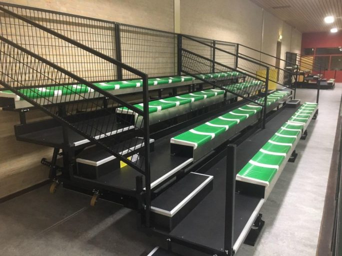 Mobile telescopic grandstand - W&H Sports | EN