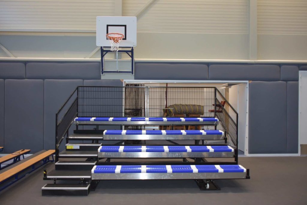 Mobile telescopic grandstand - W&H Sports | EN