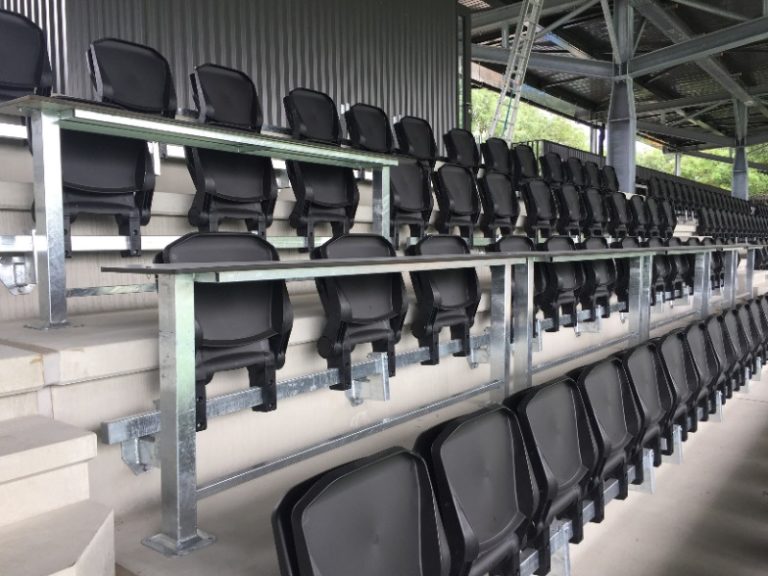 Press tables and seats | Stadium seating - W&H Sports | EN