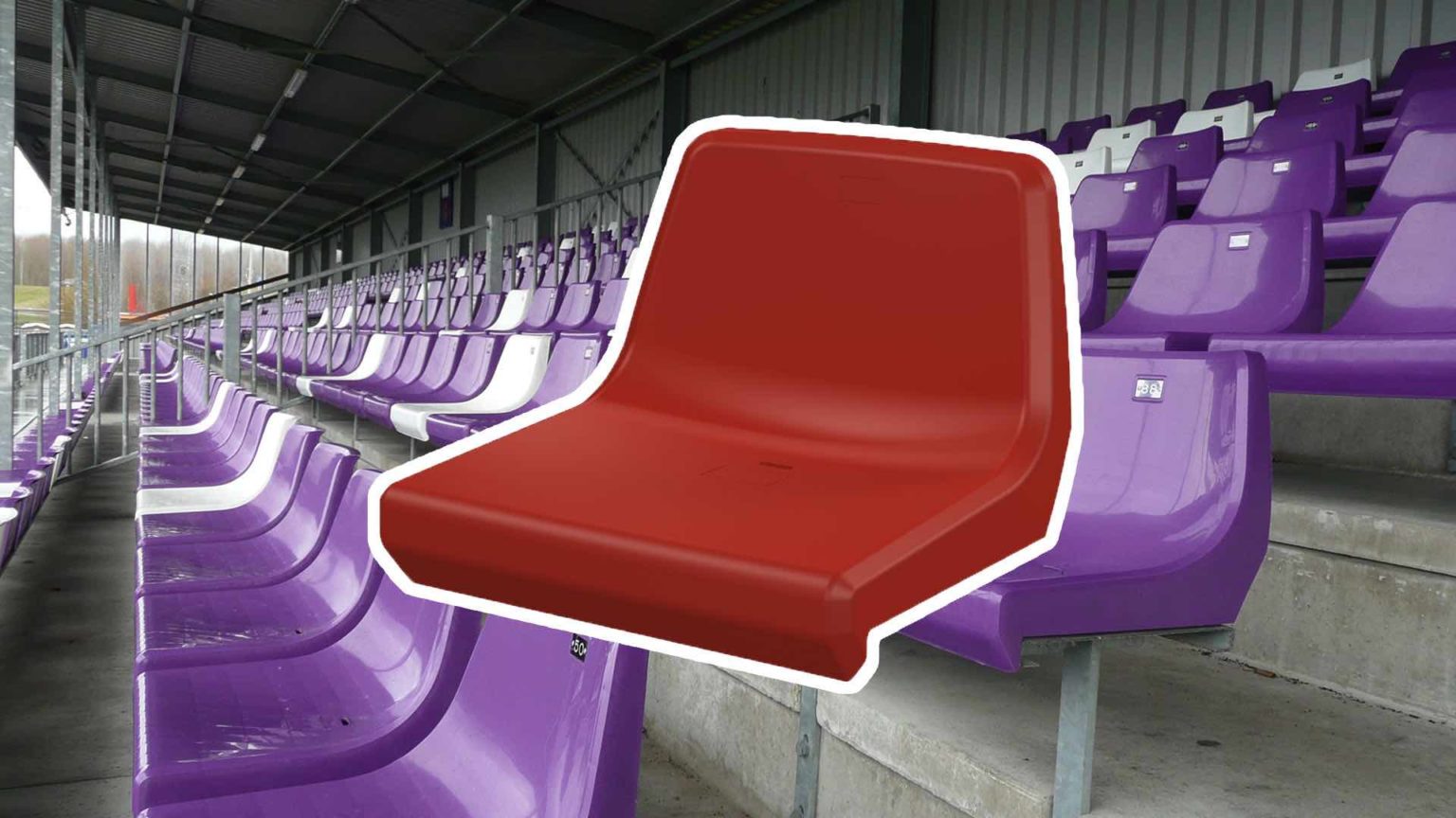 Stadium seats and grandstand chairs - W&H Sports | EN