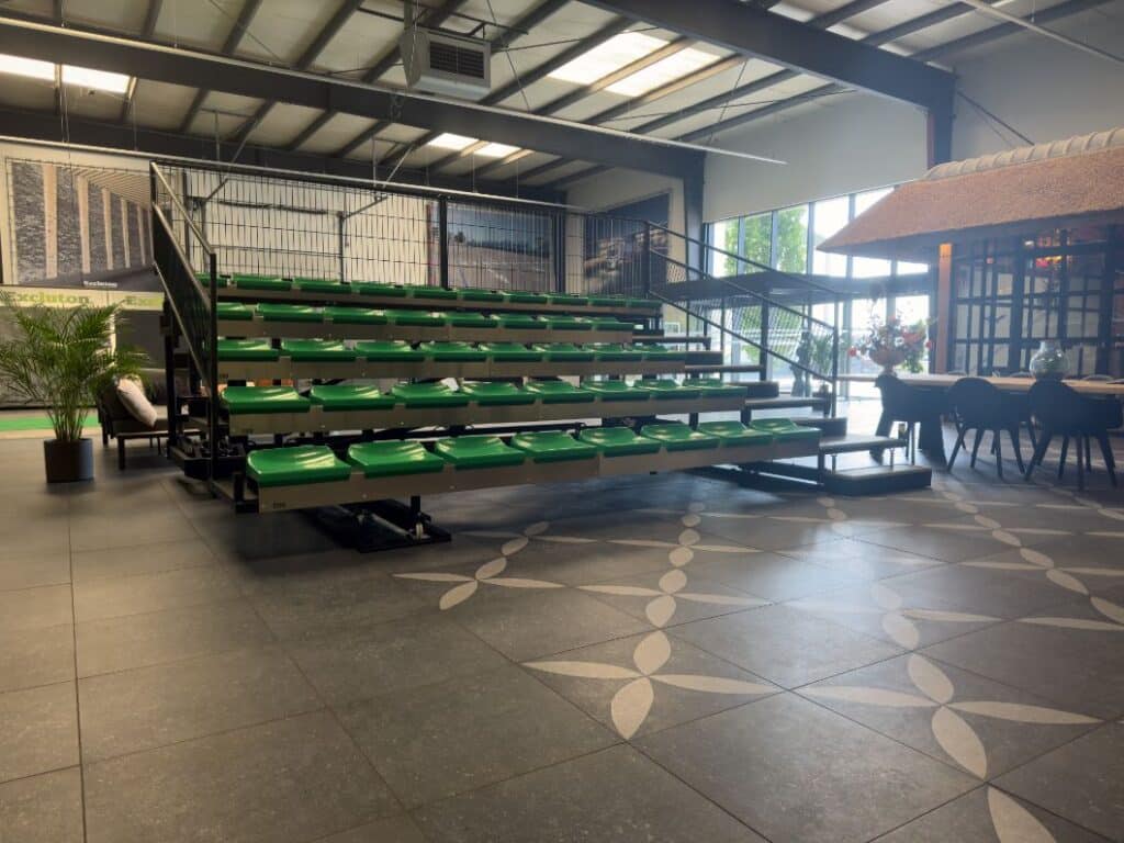Mobile telescopic grandstand - W&H Sports | EN