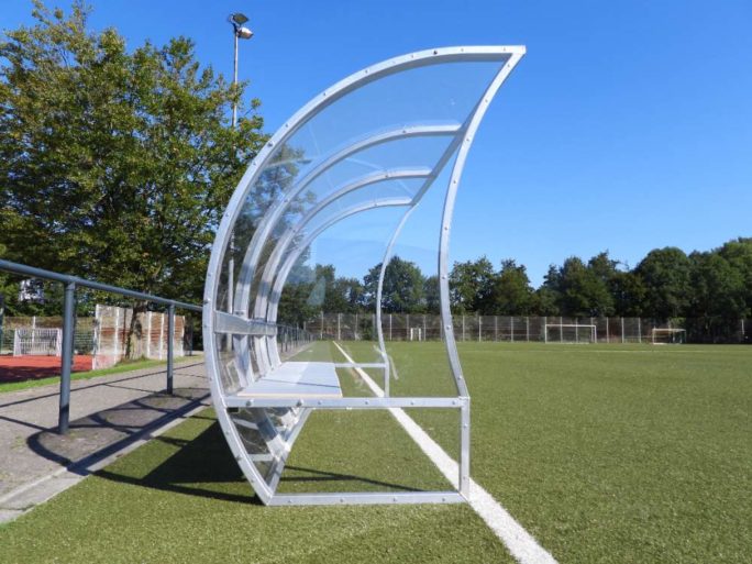 Modular dugout Cabins & Team Shelters - W&H Sports | EN