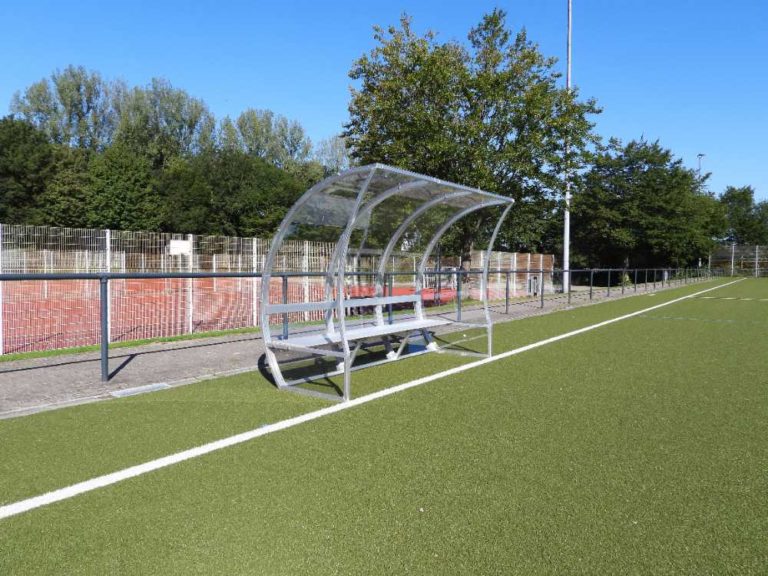 Modular dugout Cabins & Team Shelters - W&H Sports | EN