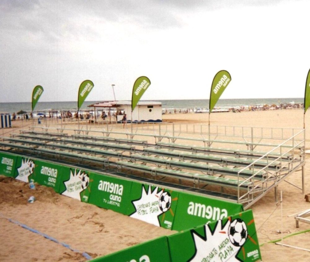 Mobile grandstand | Grandstands & Tribunes - W&H Sports | EN