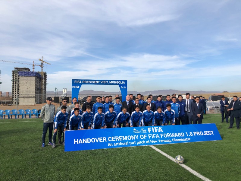 New FIFA Forward project in Mongolia - W&H Sports | EN