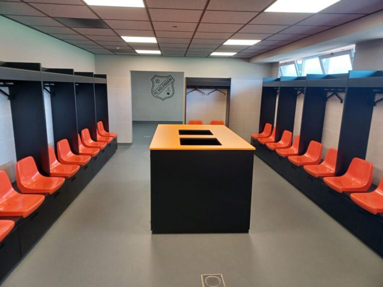 Tailor-made dressing room equipment - W&H Sports | EN