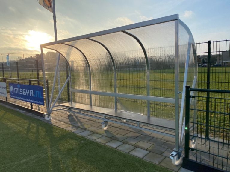 Movable dugout - Team Shelters, Benches & Dugouts - W&H Sports | EN