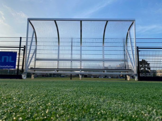 Movable dugout - Team Shelters, Benches & Dugouts - W&H Sports | EN