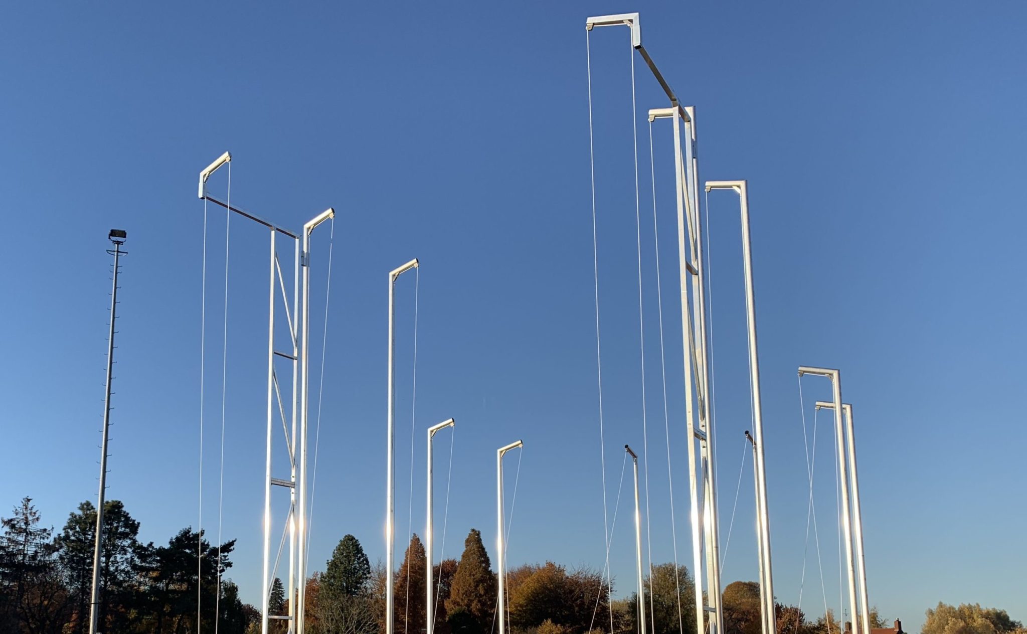 Discus and hammer throwing safety cage (7-10 meters) - W&H Sports | EN