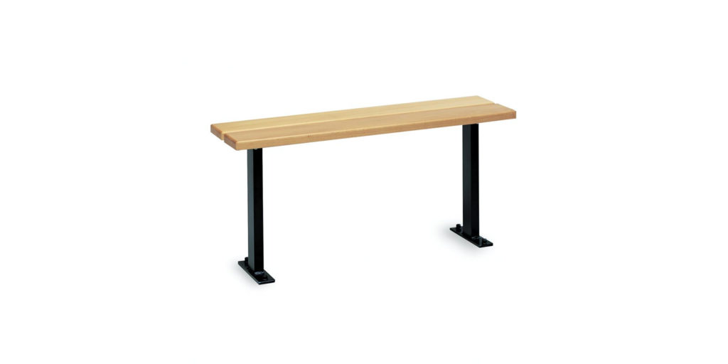 Free-standing bench with three bench slats - W&H Sports | EN