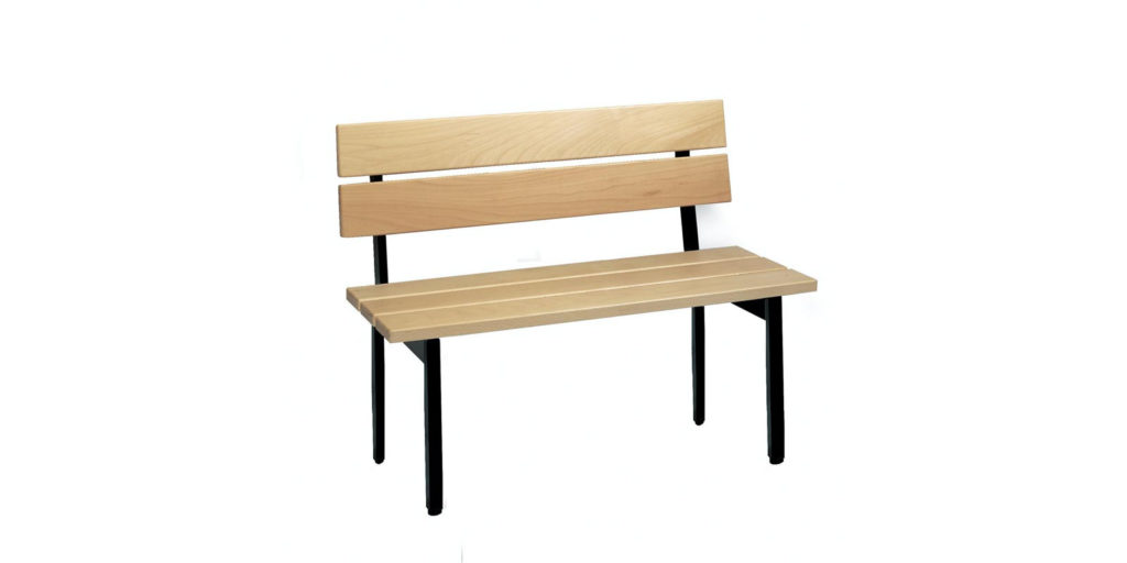 Free-standing bench with three bench slats - W&H Sports | EN