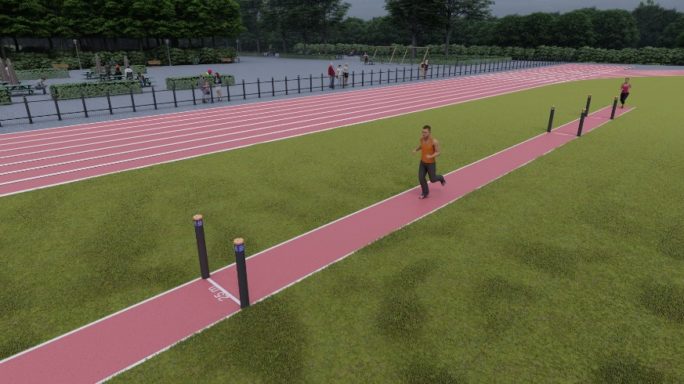 SmartGoals Interactive Running Track - W&H Sports | EN