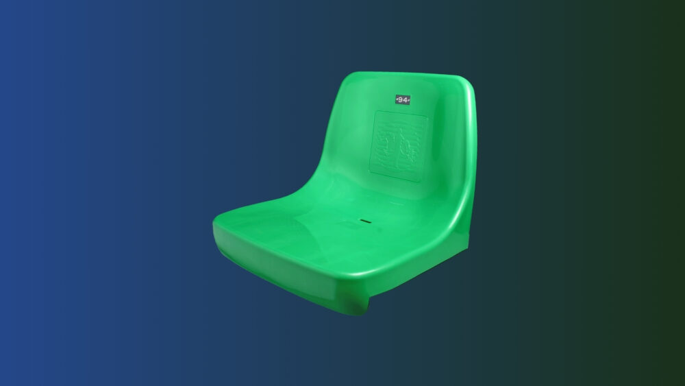 Stadium and grandstand seats made from recycled raw materials - W&H ...