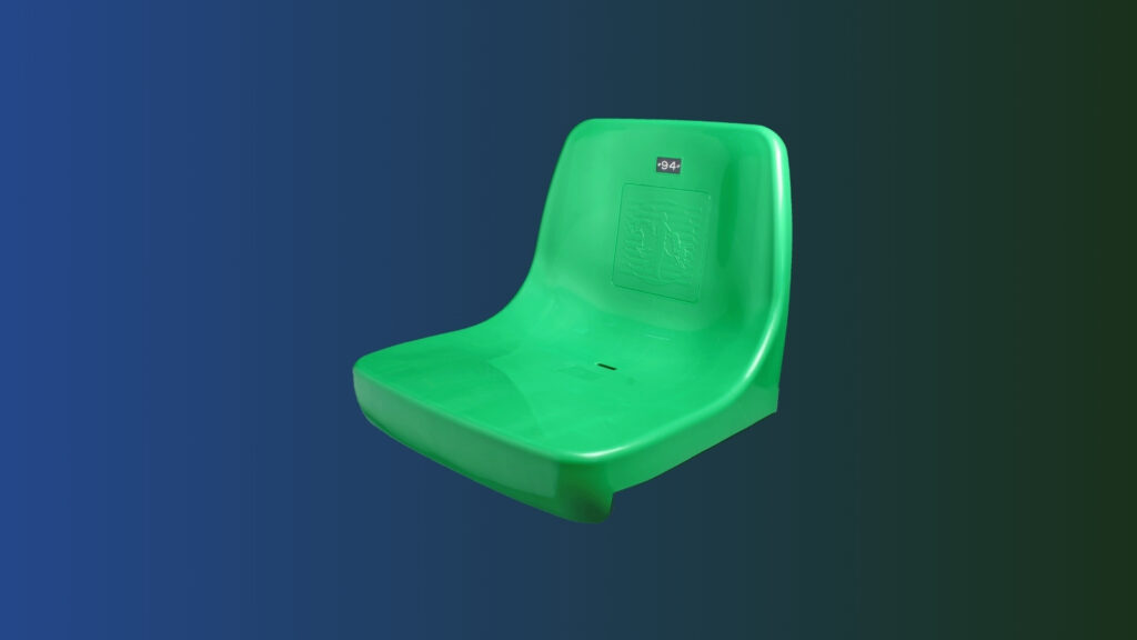 Stadium and grandstand seats made from recycled raw materials - W&H ...