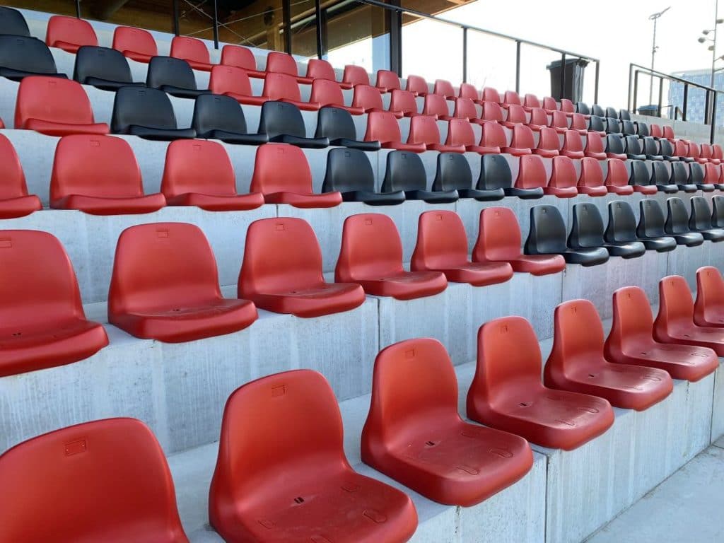 Completed seating projects at the top of Dutch amateur football - W&H ...