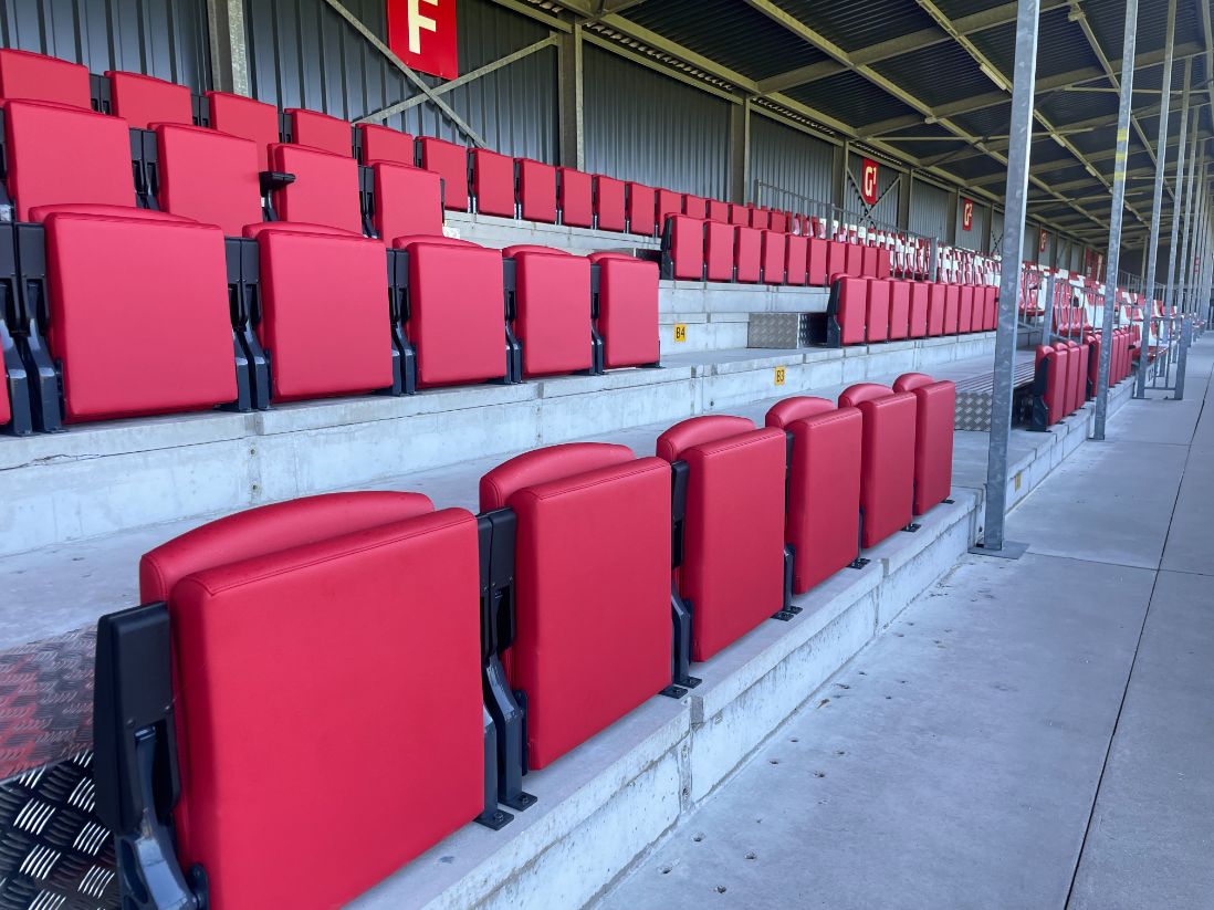 Extension business seats in the Yanmar Stadium of Almere City FC - W&H ...