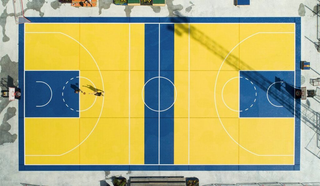 Modular sports floor Ultimate - W&H Sports | EN