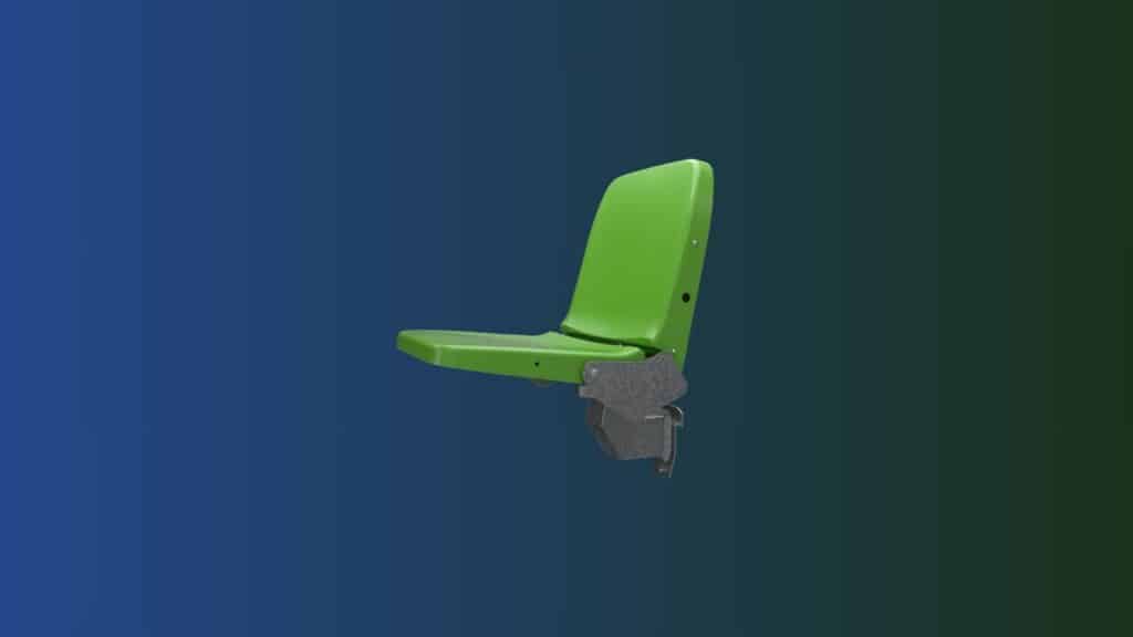 Stadium and grandstand seats made from recycled raw materials - W&H ...