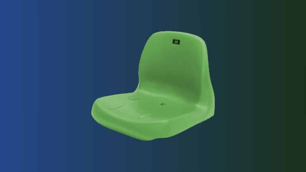 Stadium and grandstand seats made from recycled raw materials - W&H ...