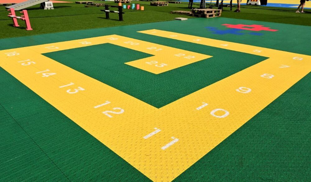 Modular sports floor Ultimate - W&H Sports | EN