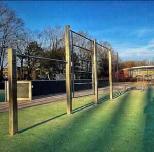 Triple pull up bars - W&H Sports | Calisthenics toestel